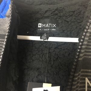 Matix | Jackets & Coats | Nwt Matix Boys Zip Up Hoodie Sherpa Fleece ...